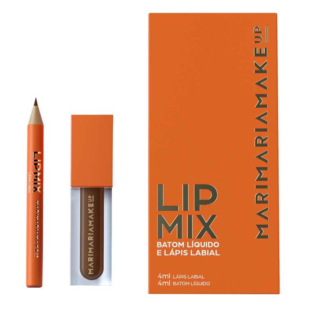 Kit Mari Maria Lip Mix Labial Lush Batom Líquido + Lápis Labial - Época ...