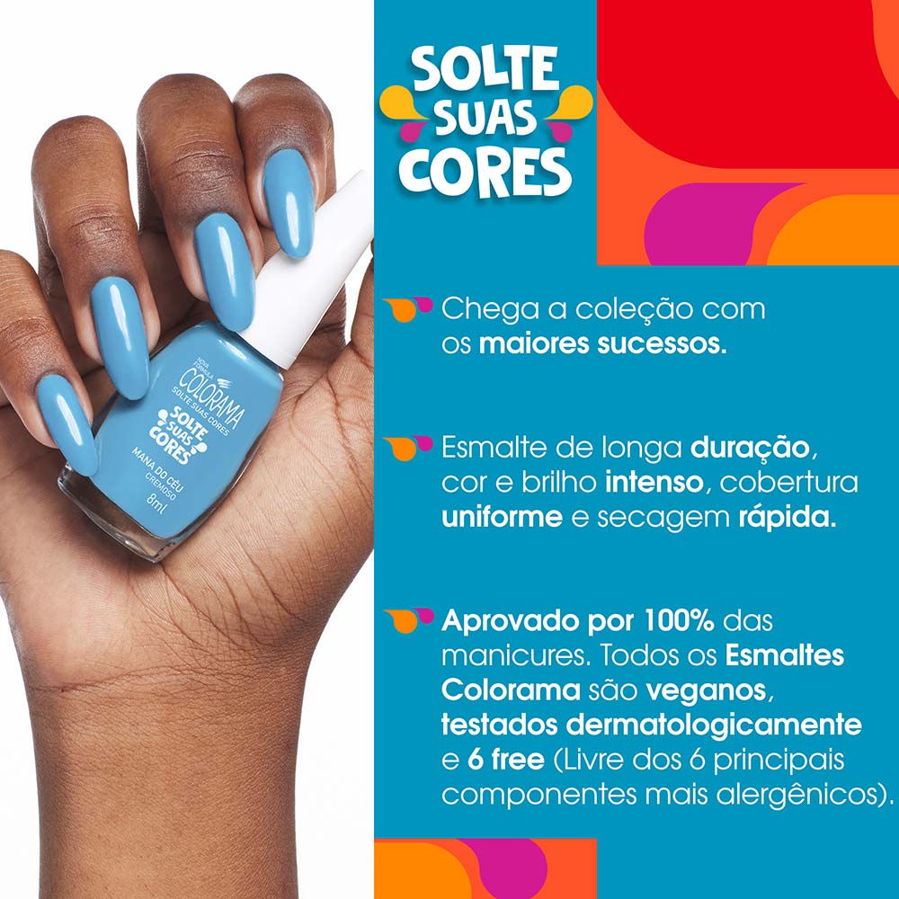 Esmalte Cremoso Colorama Coleção - Solte Suas Cores - Época Cosméticos ...