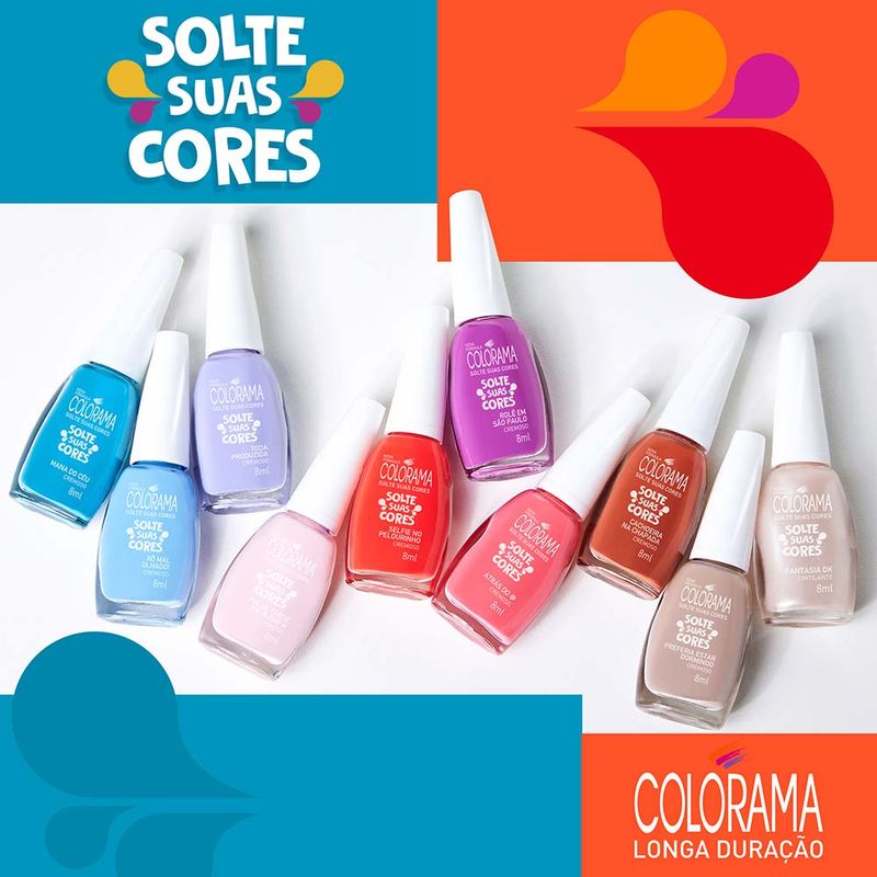 Esmalte Cremoso Colorama Coleção - Solte Suas Cores - Época Cosméticos ...