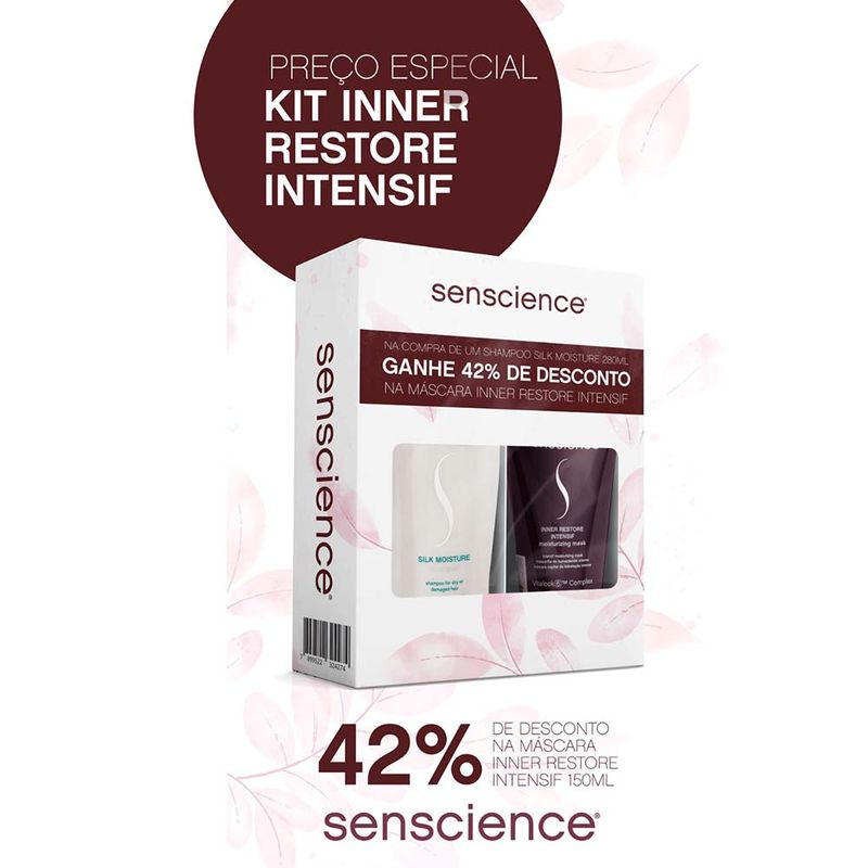 Senscience Shampoo Silk Moisture Kit Inner Restore Intensif - Época ...