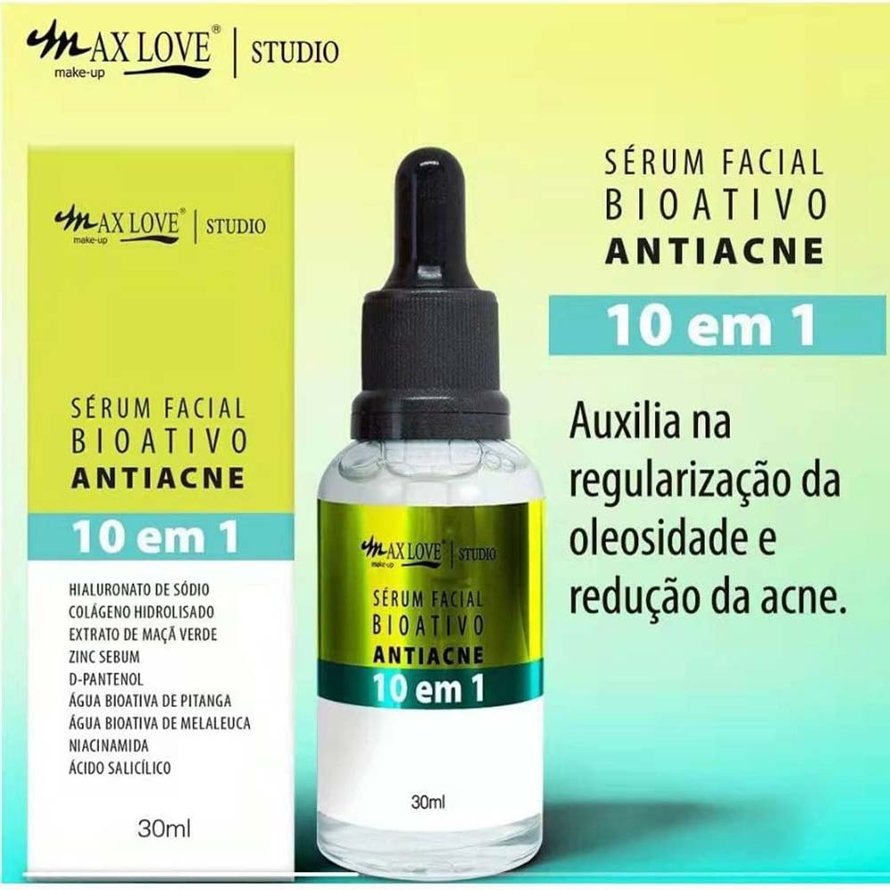 Sérum Facial Max Love - Bioativo Antiacne 10 em 1 - Época Cosméticos ...