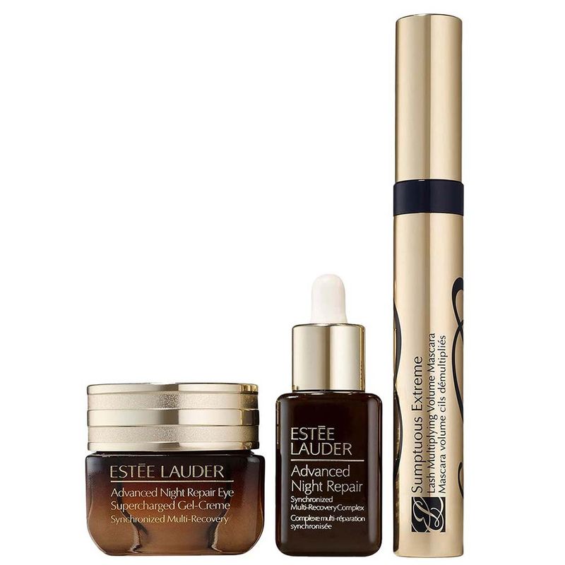 Estee Lauder Kit - Sérum Facial + Gel-Creme + Máscara de Cílios - Época ...