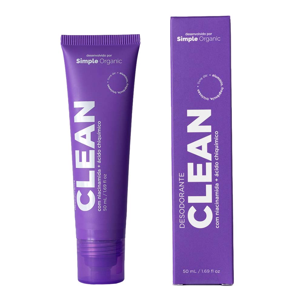 Desodorante Simple Organic - Clean - Época Cosméticos | Época Cosméticos