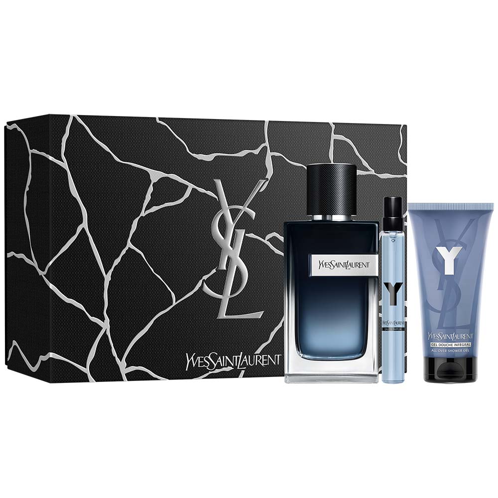 Coffret Y Yves Saint Laurent Kit - Perfume Masculino EDP + Travel Size ...