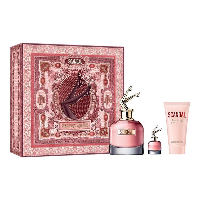 Jean Paul Gaultier Scandal Coffret - Perfume Feminino EDP + Creme ...