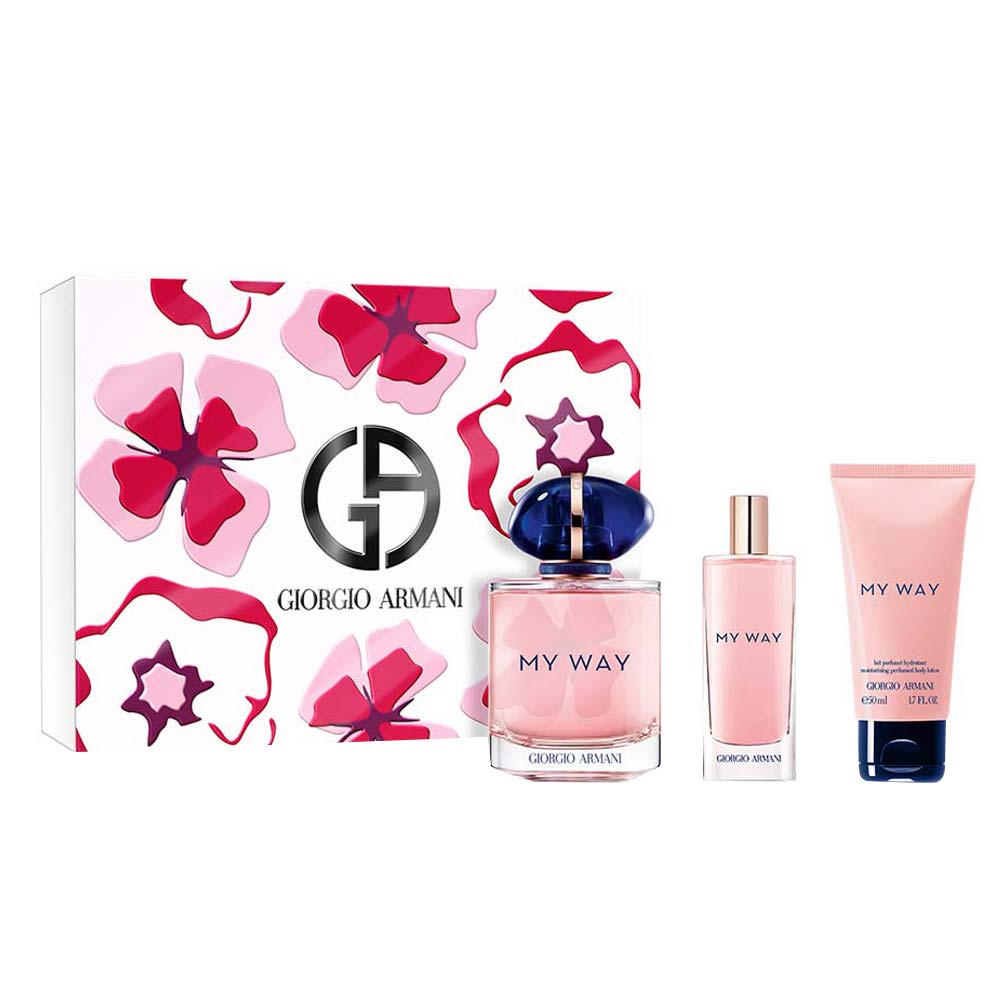 Giorgio Armani My Way Kit Coffret Perfume Feminino EDP Travel Size ...