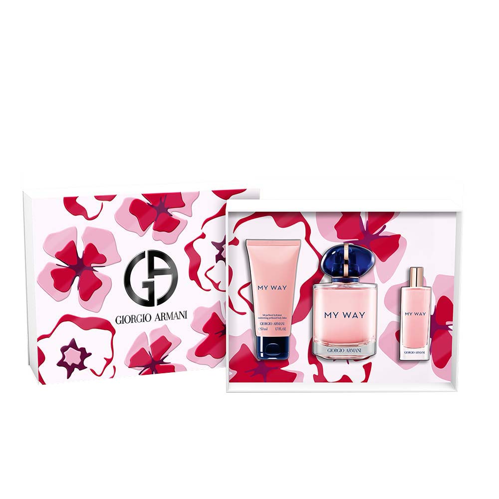 Giorgio Armani My Way Kit Coffret Perfume Feminino EDP Travel Size ...