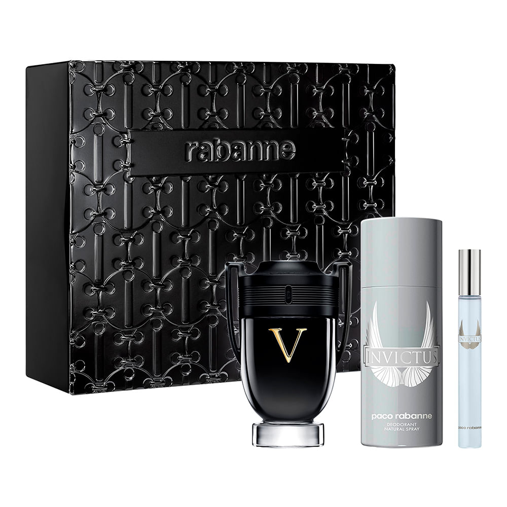 Invictus Victory Rabanne Kit Perfume Masculino EDP Extrême ...