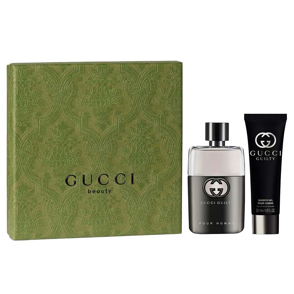 Gucci Guilty Pour Homme Kit coffret Perfume feminino EDT Gel de ...