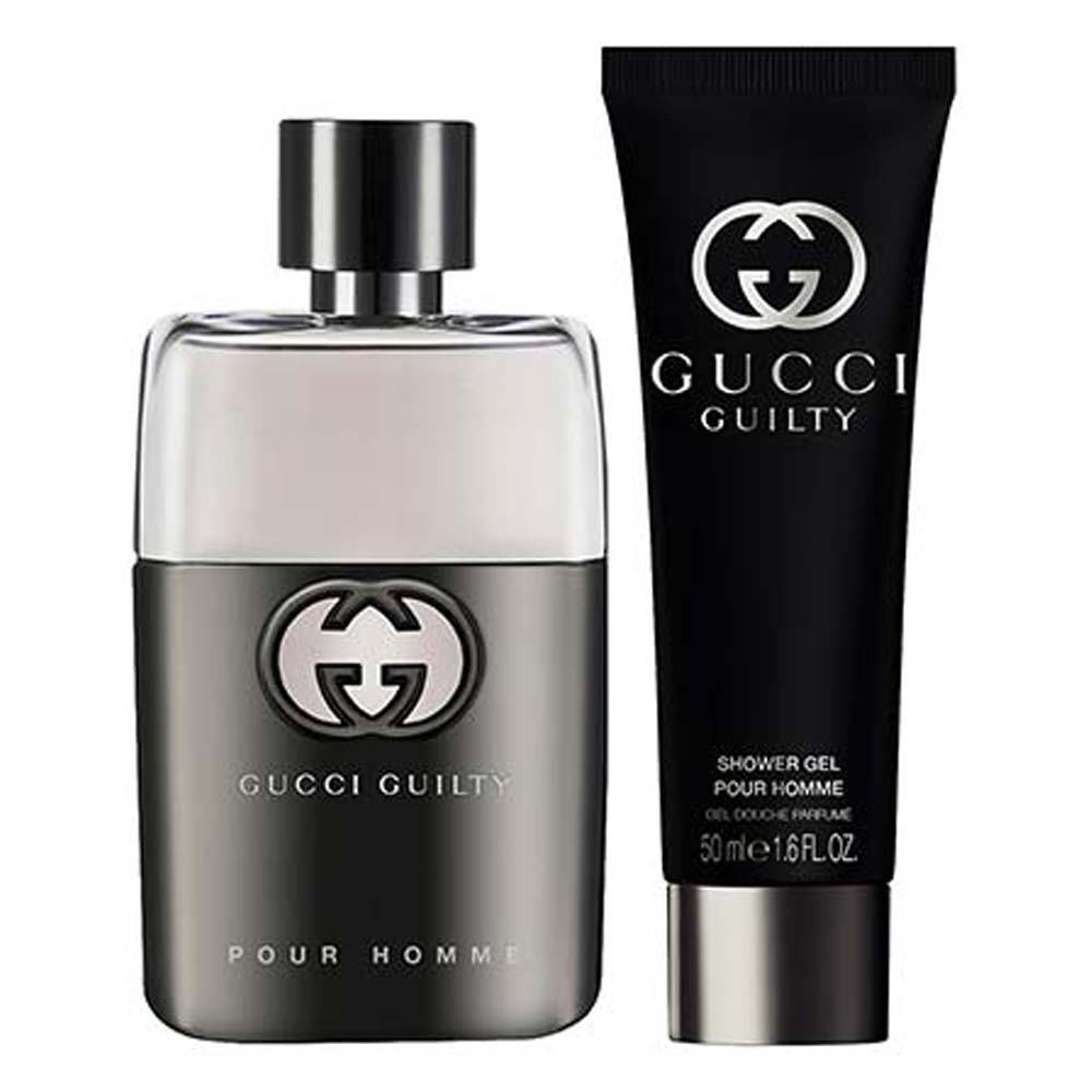Gucci Guilty Pour Homme Kit coffret Perfume feminino EDT Gel de ...