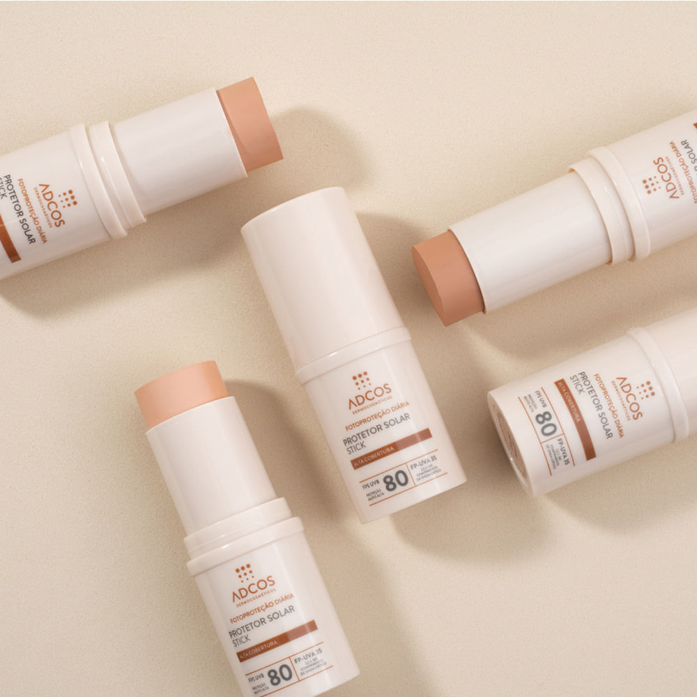 Protetor Solar Com Cor Stick FPS80 Adcos - Época Cosméticos | Época ...