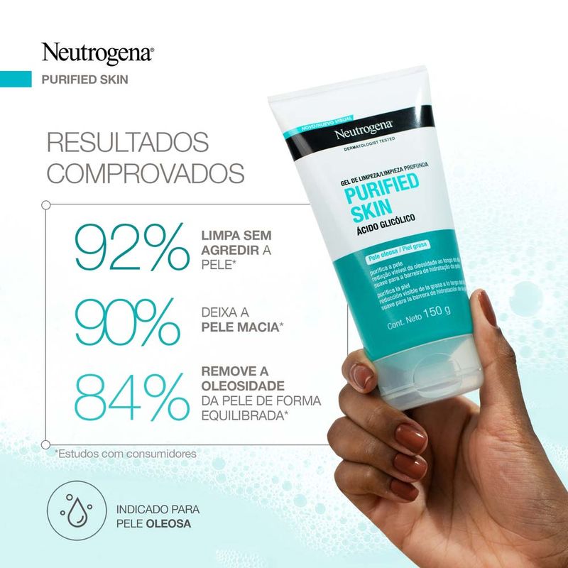 Sabonete Líquido Facial Neutrogena - Purified Skin - Época Cosméticos ...