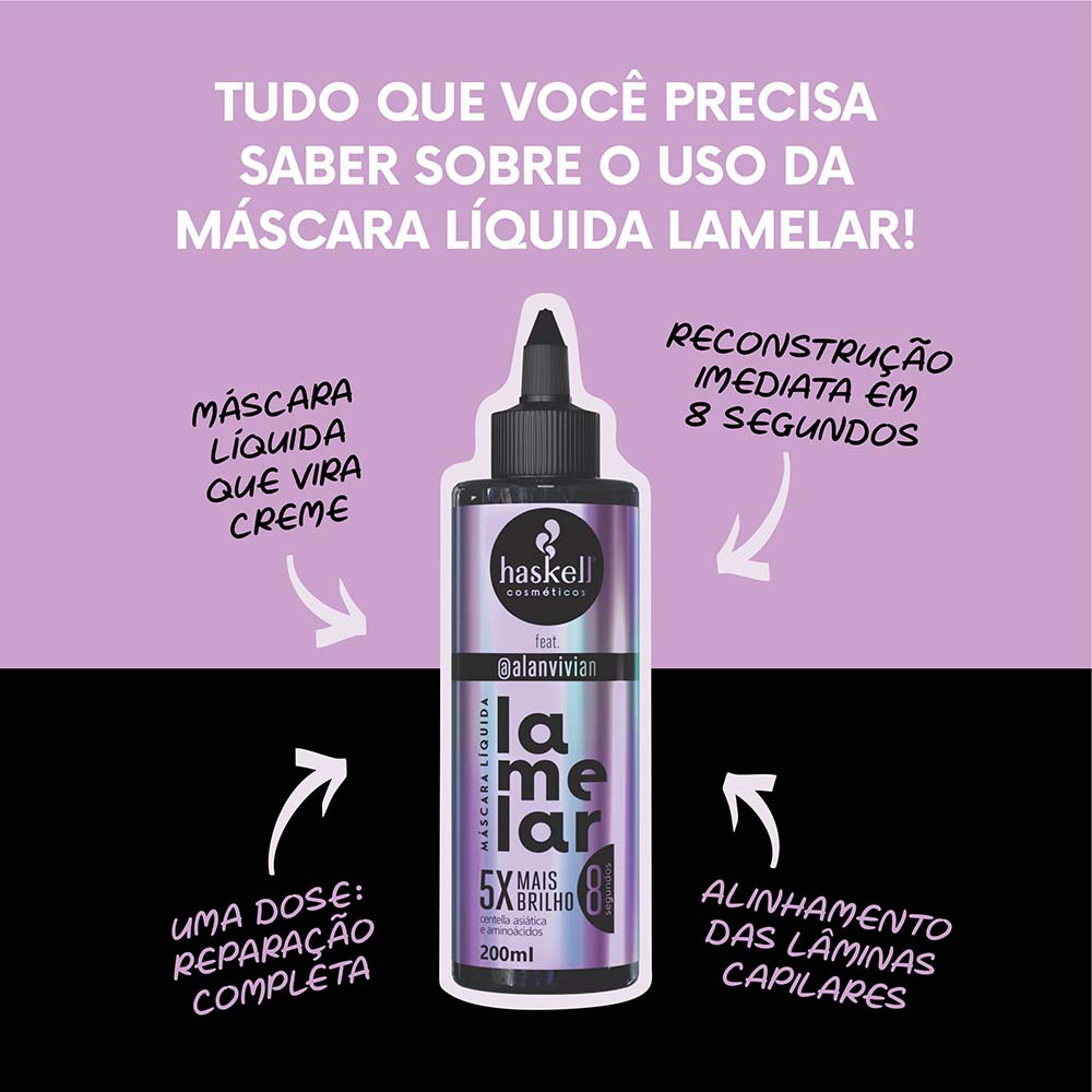 Haskell Lamelar Máscara Líquida - Época Cosméticos | Época Cosméticos