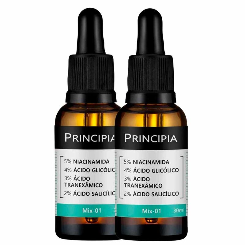 Kit Principia Mix-01 – Sérum Facial Anti-Acne com 2 Unidades - Época ...