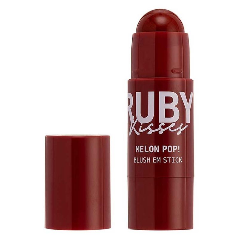 Blush em Stick Ruby Kisses Melon Pop - Época Cosméticos | Época Cosméticos
