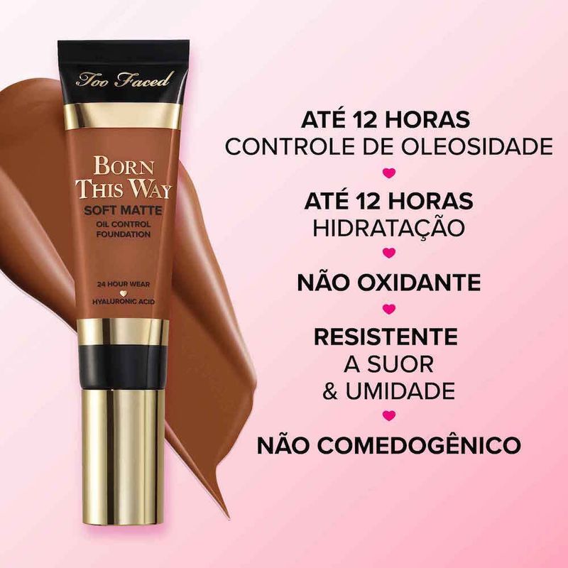 Base Líquida Too Faced Soft Matte - Born This Way - Época Cosméticos ...