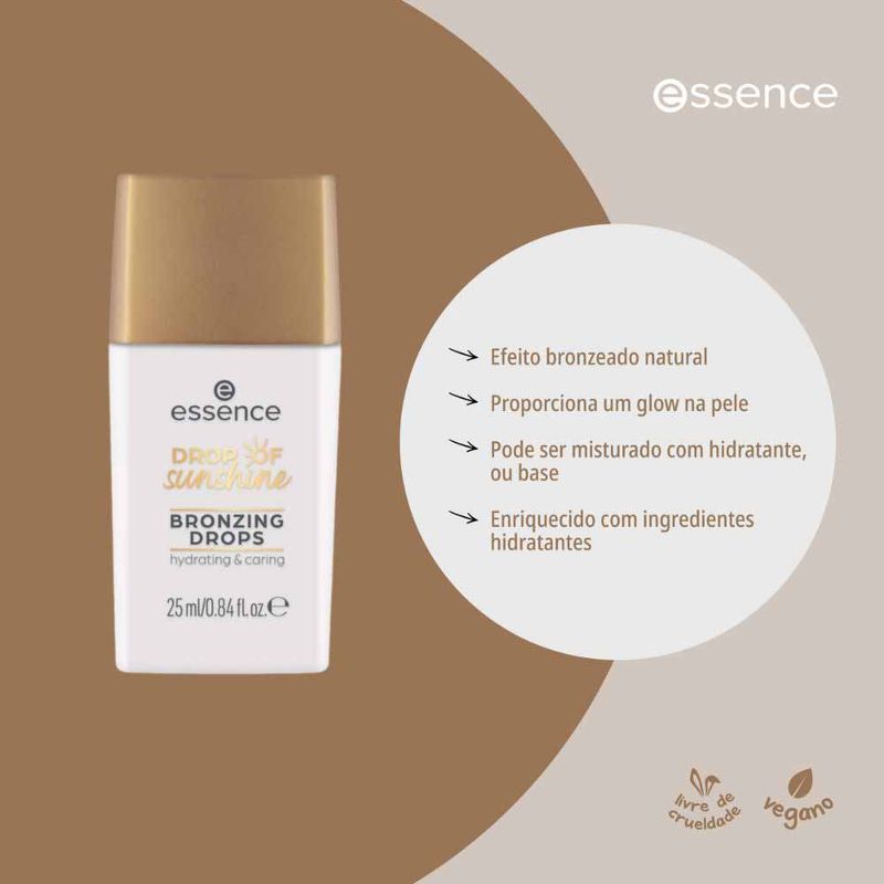 Bronzer Líquido Essence - Drop Of Sunshine - Época Cosméticos | Época ...