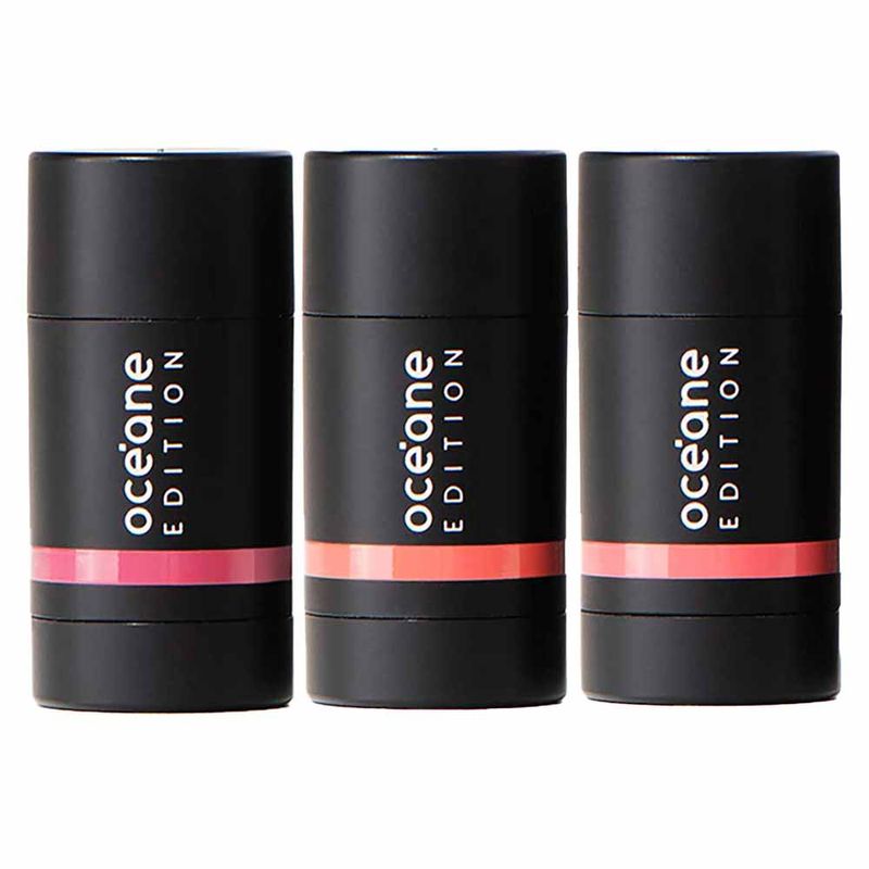 Océane Edition Blush Mini Stick Kit com 3 Unidades - Época Cosméticos ...