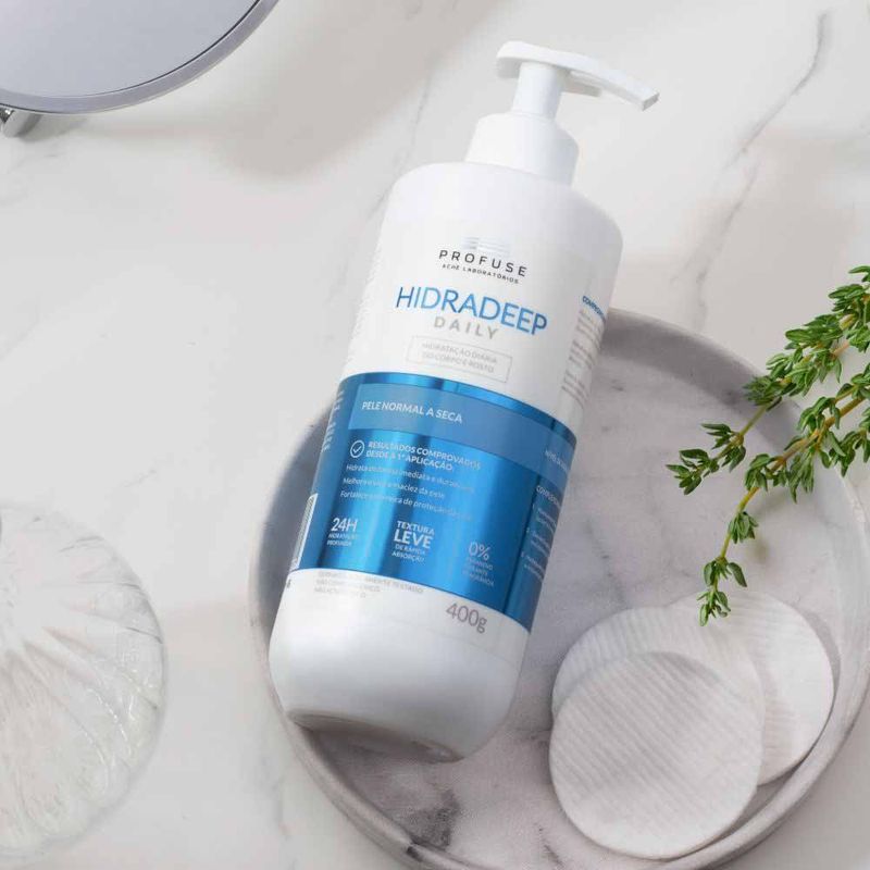 Creme Hidratante para Corpo e Rosto Profuse - Hidradeep Daily - Época ...