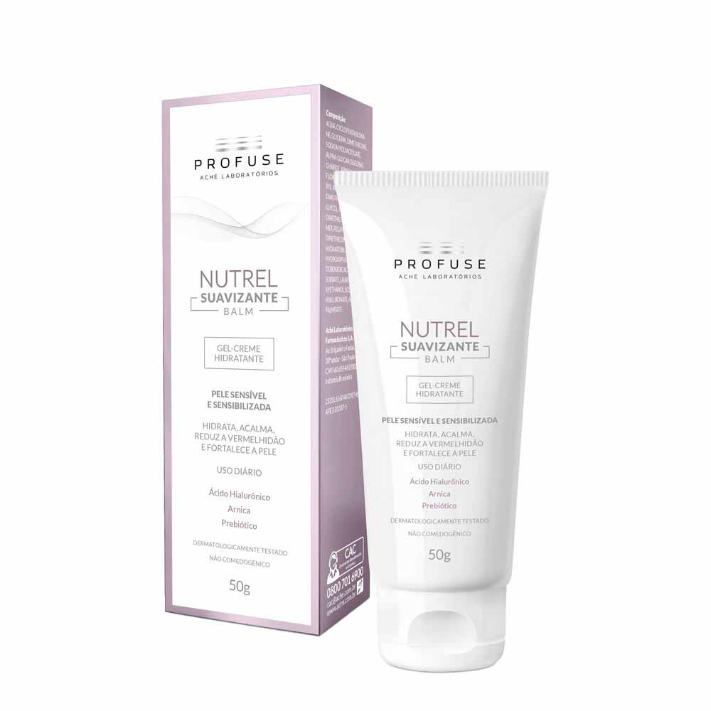 Gel Creme Hidratante Facial Profuse - Nutrel Suavizante Balm - Época ...