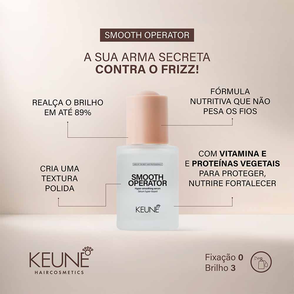 Keune Style Smooth Operator Sérum - Época Cosméticos | Época Cosméticos