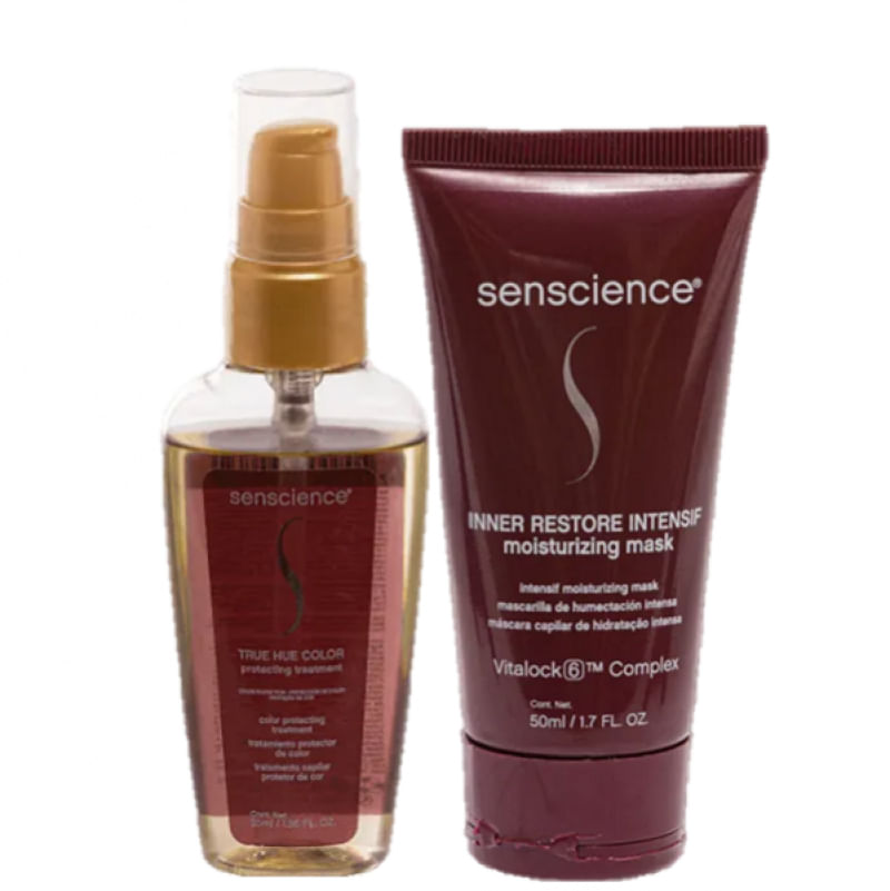 Senscience True Hue Color Protecting Tratamento 55ml e Inner Restore ...
