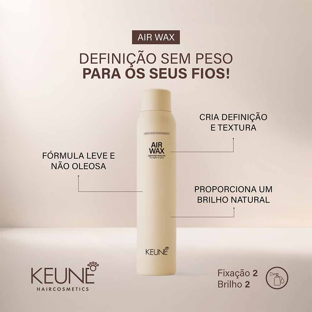 Keune Style Air Wax Spray Suave - Época Cosméticos | Época Cosméticos