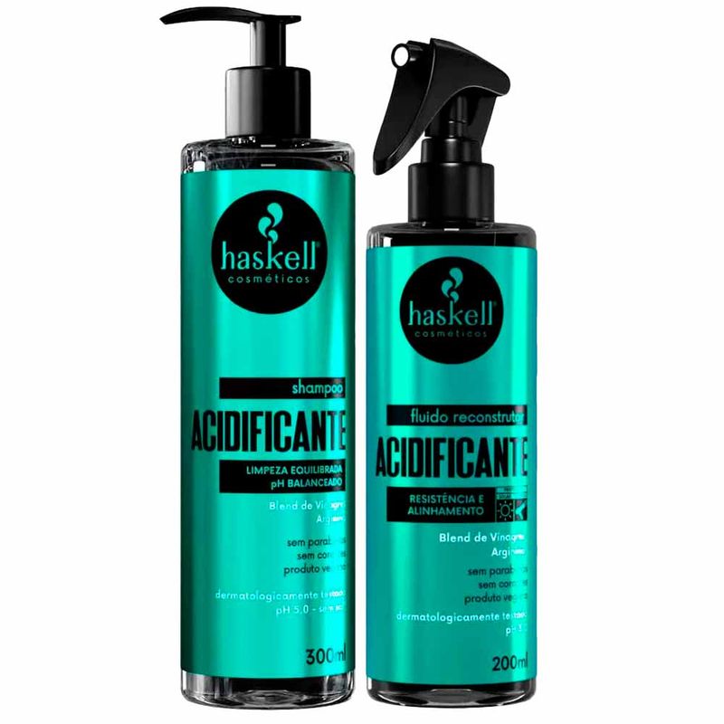 Kit Haskell – Shampoo + Acidificante - Época Cosméticos | Época Cosméticos
