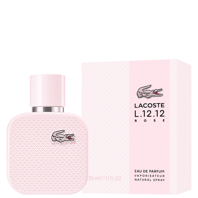 Lacoste L.12.12 Rose Eau de Parfum - Perfume Feminino 35ml - Época ...