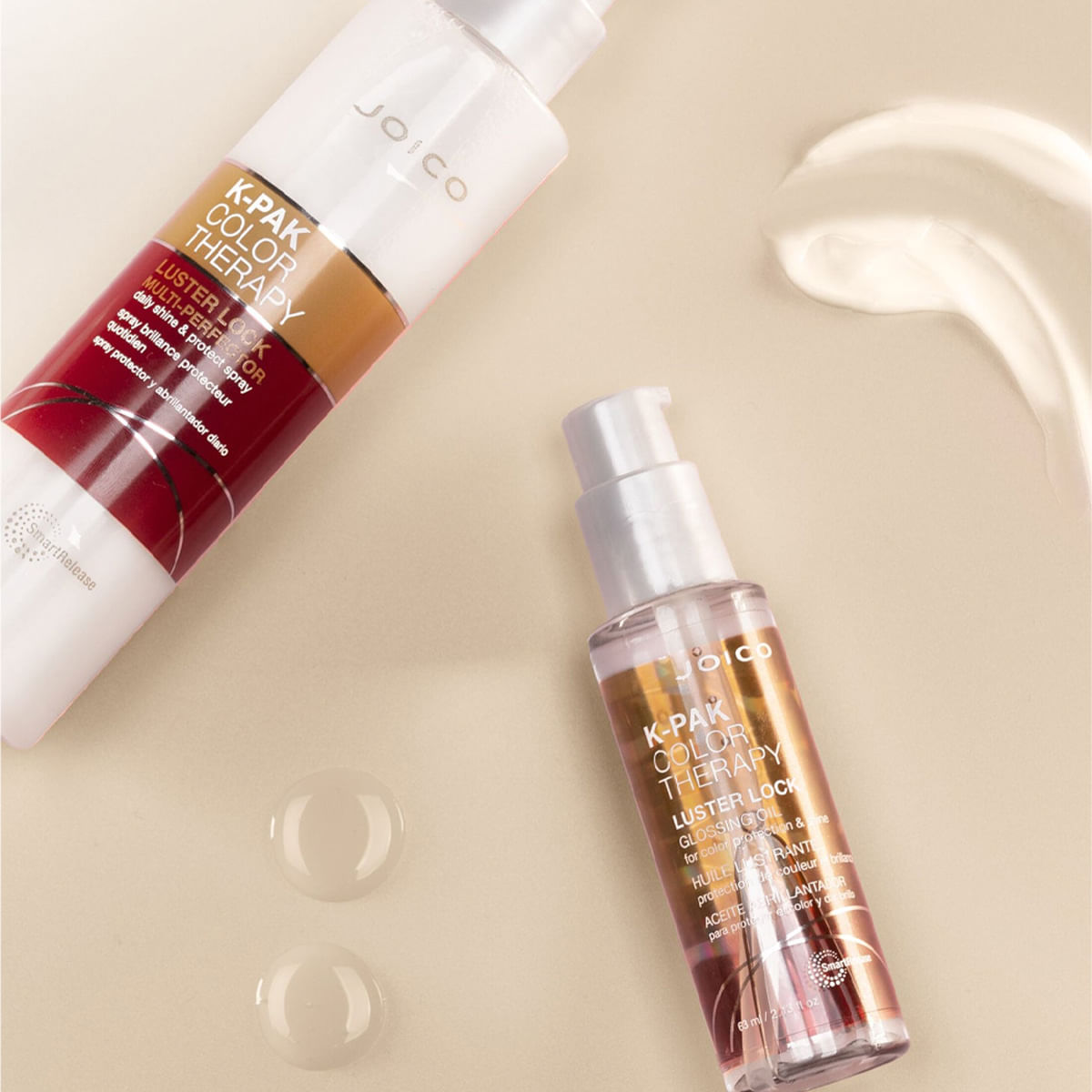 Kit K-PAK Color Therapy Smart Luster Lock Hair Care Total (5 produtos ...