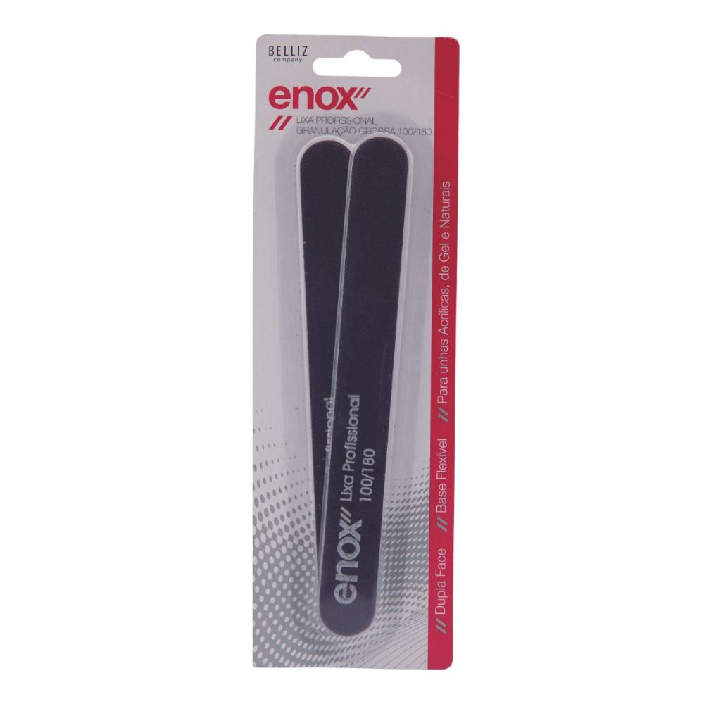 Lixa Profissional Enox Granulação Grossa 100/180 Clássica C/2 Cód.637 ...