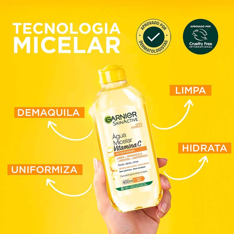 Garnier Skin Vitamina C Kit - Hidratante Facial Antimanchas + Água ...