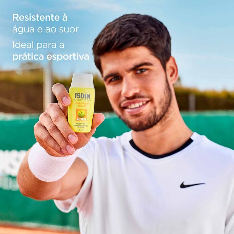 Protetor Solar Facial Isdin Fusion Water Magic by Alcaraz FPS 60 ...