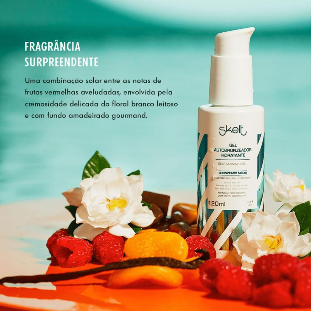 Gel Autobronzeador Hidratante Skelt Bronzeado Médio 120ml - Época ...