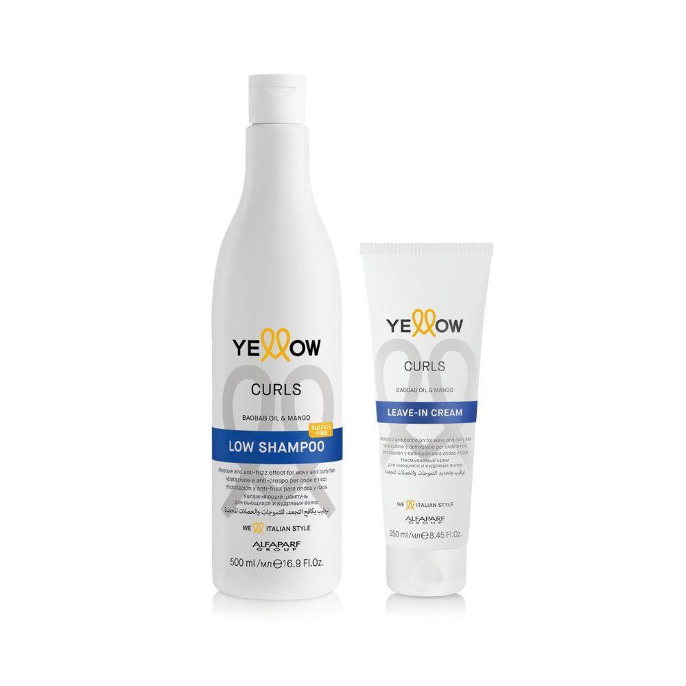Yellow Curls Shampoo 500ml + Leave in Cream 250ml - Época Cosméticos ...