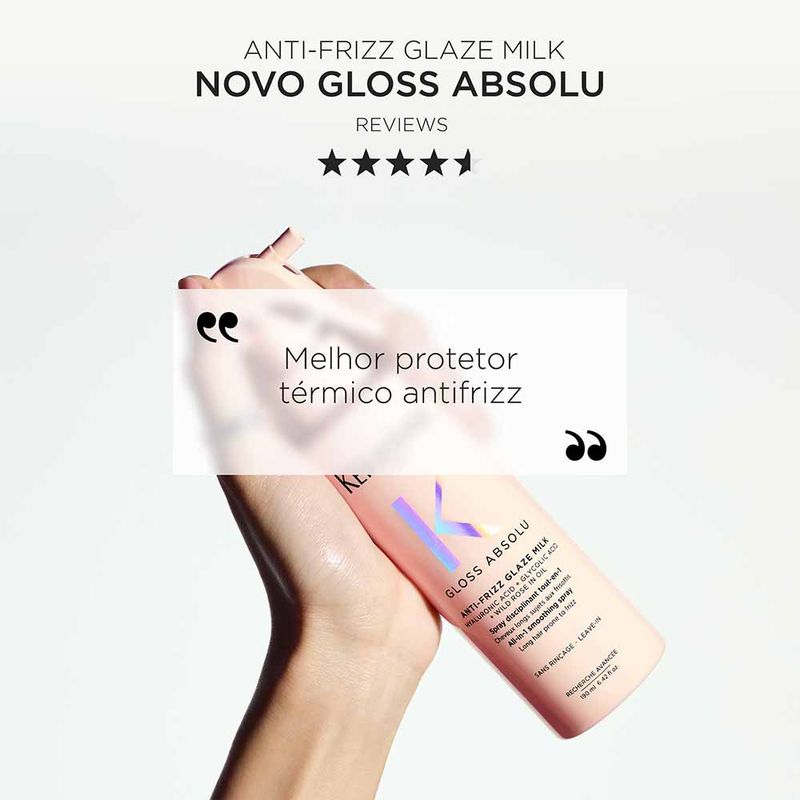 Spray Anti-Frizz Gloss Absolu Kérastase Glaze Milk - Época Cosméticos | Época Cosméticos