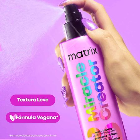 Tratamento Spray Multíbenefícios Matrix Miracle Creator - Época ...