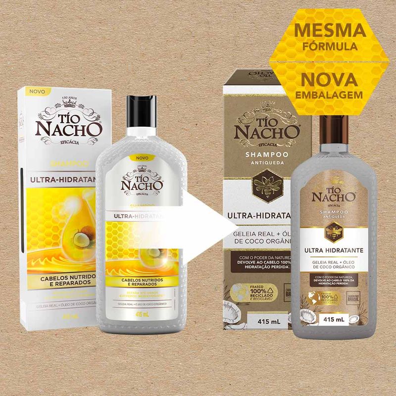 Shampoo Ultra Hidratante Tio Nacho Coco - Época Cosméticos | Época ...