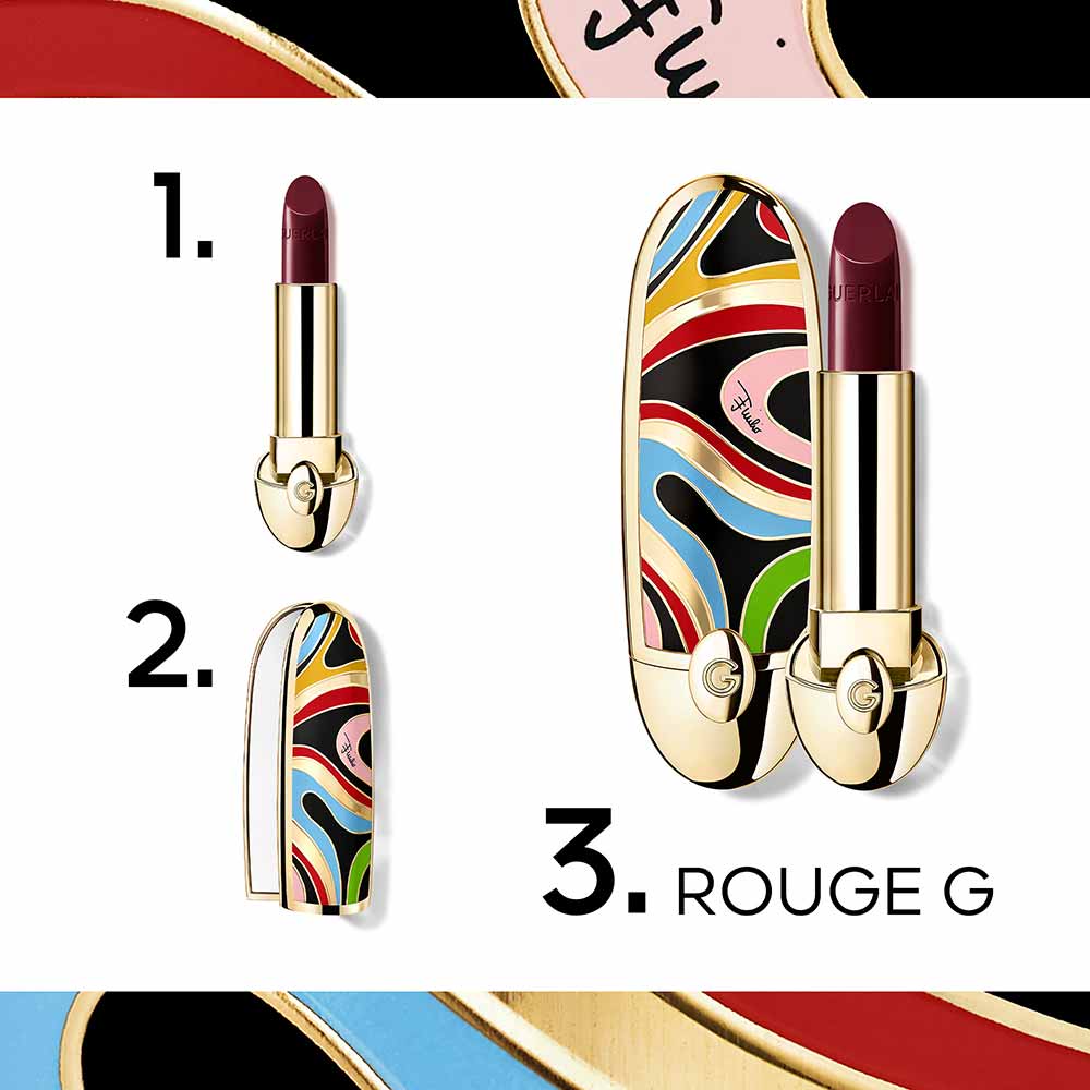Case para Batom Guerlain Rouge G Edição Limitada Guerlain x Pucci ...