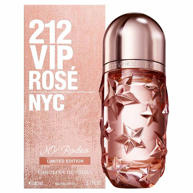 Perfume 212 VIP Rosé NY Rodeo Feminino Carolina Herrera Eau de Parfum ...