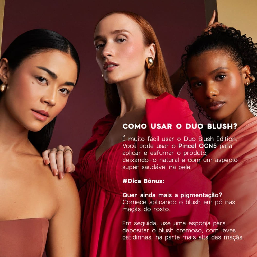 Blush 2 em 1 Océane Edition Duo Blush 10,2g - Época Cosméticos | Época ...