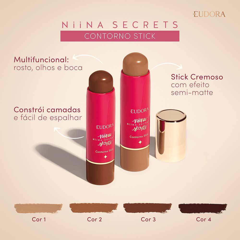 Contorno Stick Multifuncional Niina Secrets 5g - Época Cosméticos ...