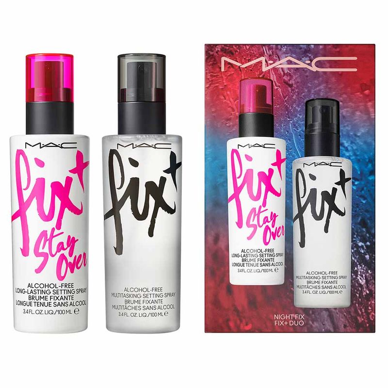 Kit MAC - Bruma Facial Fix+ + Spray Fixador Fix+Stay Over - Época ...