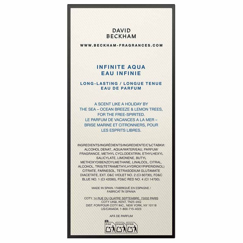 Perfume The Collection Infinite Aqua David Beckham Masculino Eau de ...
