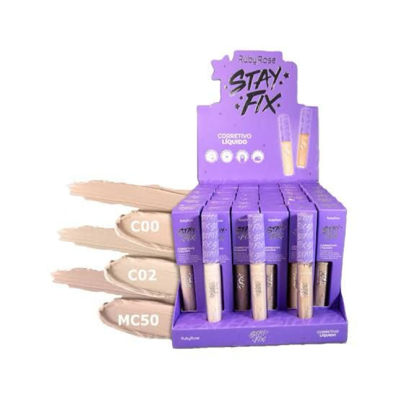 Ruby Rose Stay Fix C02 - Corretivo Líquido 3,9ml - Época Cosméticos ...