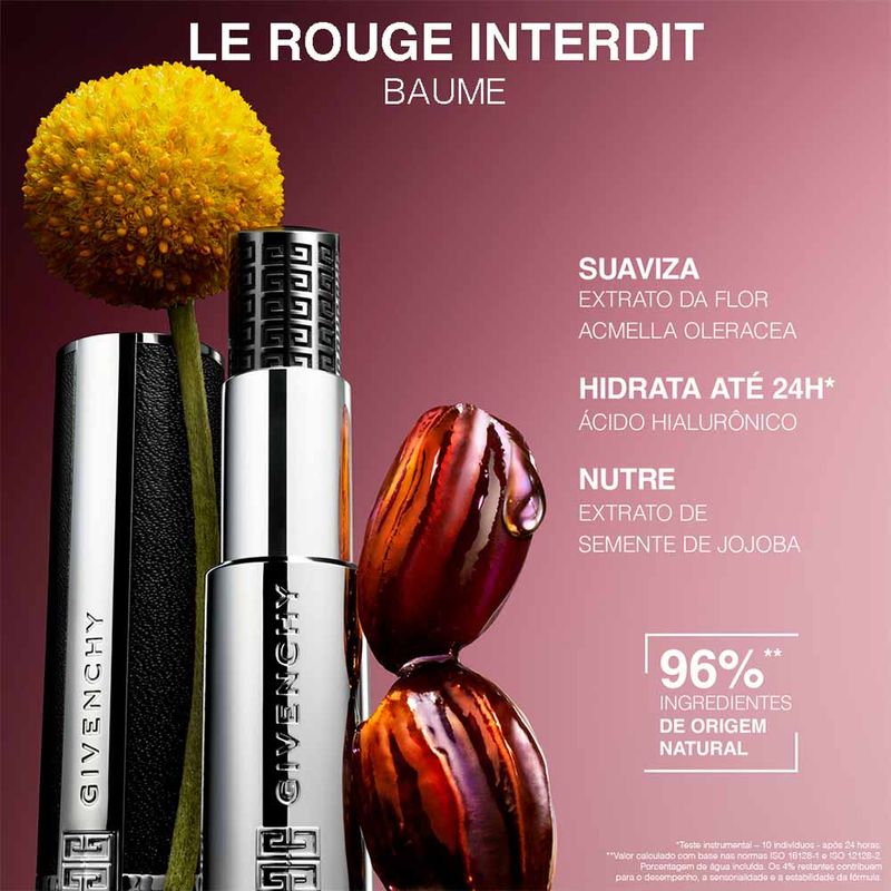 Bálsamo Hidratante Labial Givenchy Le Rouge Interdit Baume - Época ...