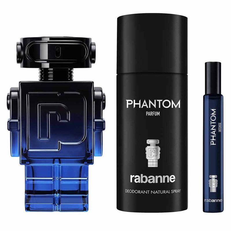 Coffret Rabanne Kit - Perfume Phantom Intense + Dêo Côlonia + Travel ...