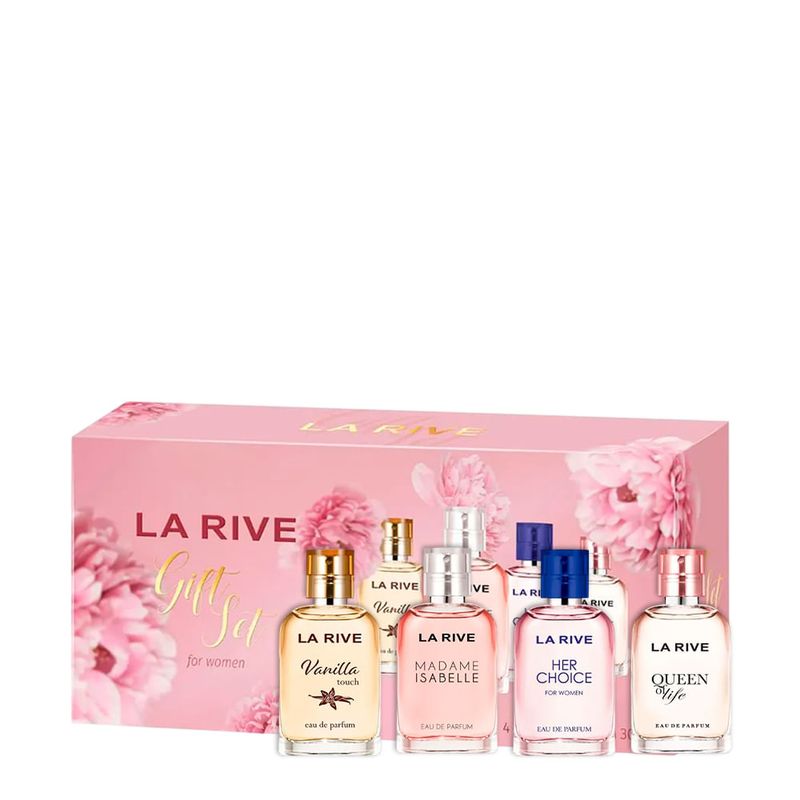 Kit La Rive Gift Set Feminino - Eau de Parfum 4x30ml - Época Cosméticos | Época Cosméticos