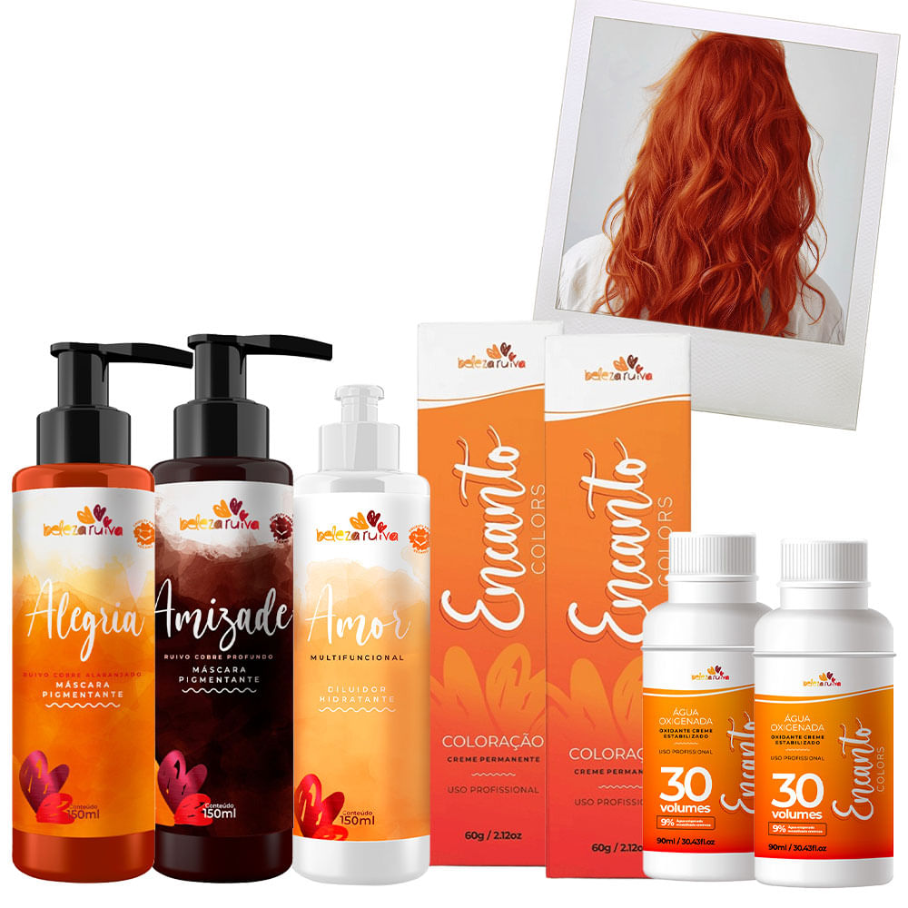 A melhor oferta de: Kit Beleza Ruiva Encanto 9.44 - Alegria e Amizade ...