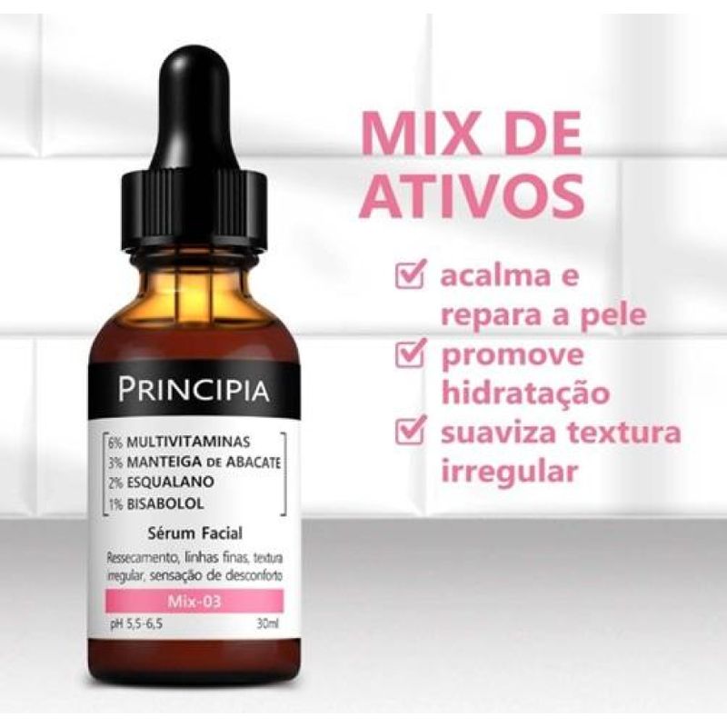 Sérum Facial Mix-03 Multireparador Principia 30ml - Época Cosméticos ...